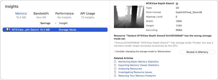 Analyzing your Metal workload | Apple Developer Documentation