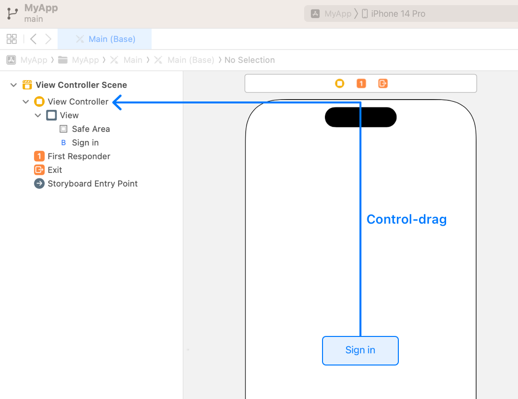 Responding to control-based events using target-action | Apple Developer Documentation