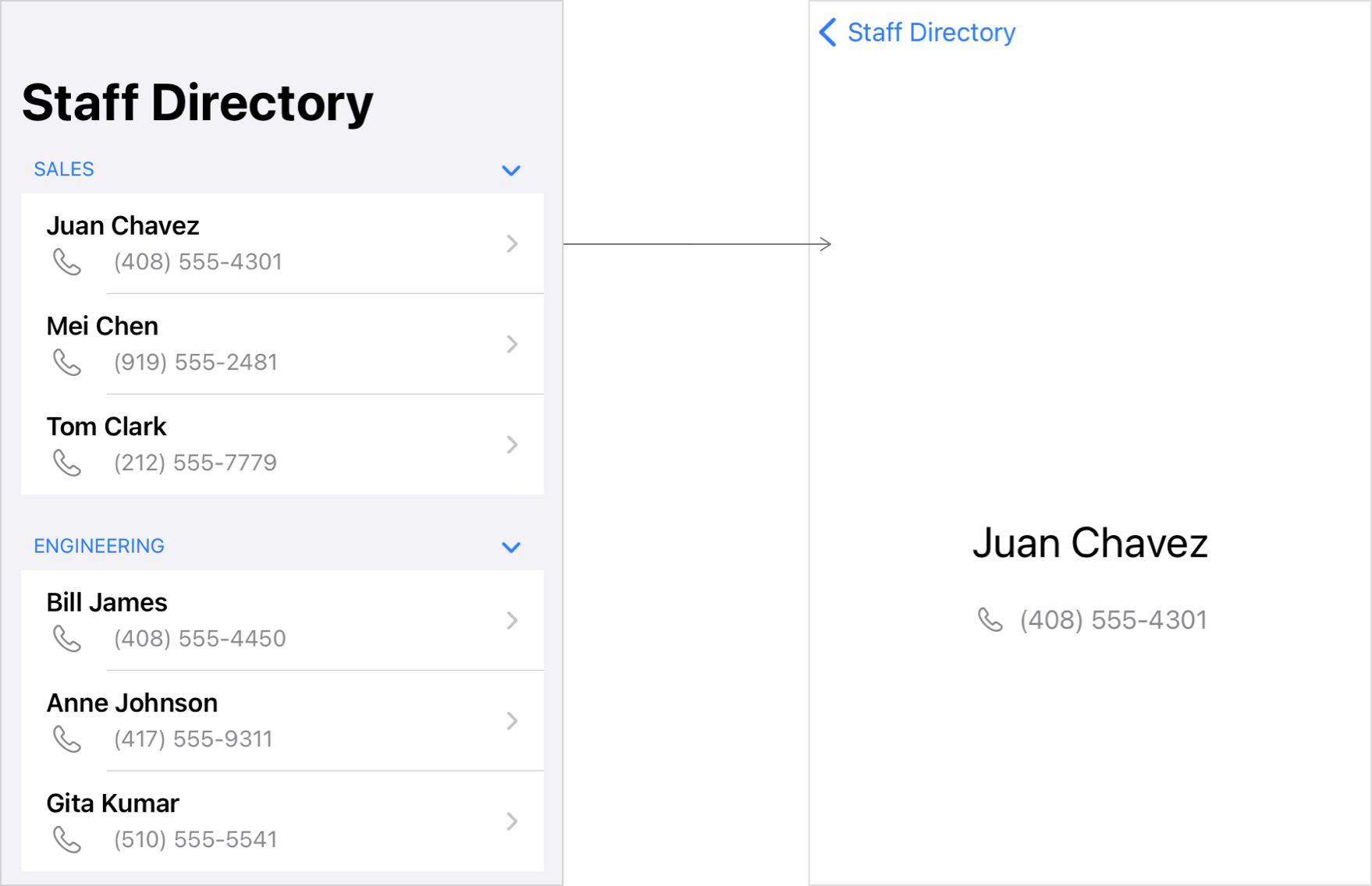 Displaying data in lists | Apple Developer Documentation