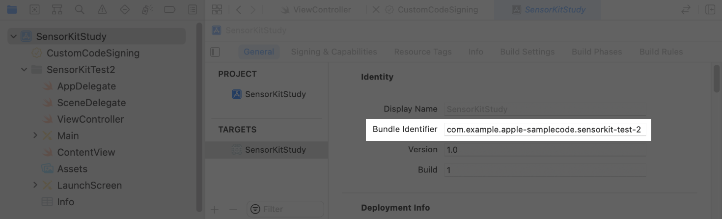 Configuring your project for sensor reading | Apple Developer Documentation