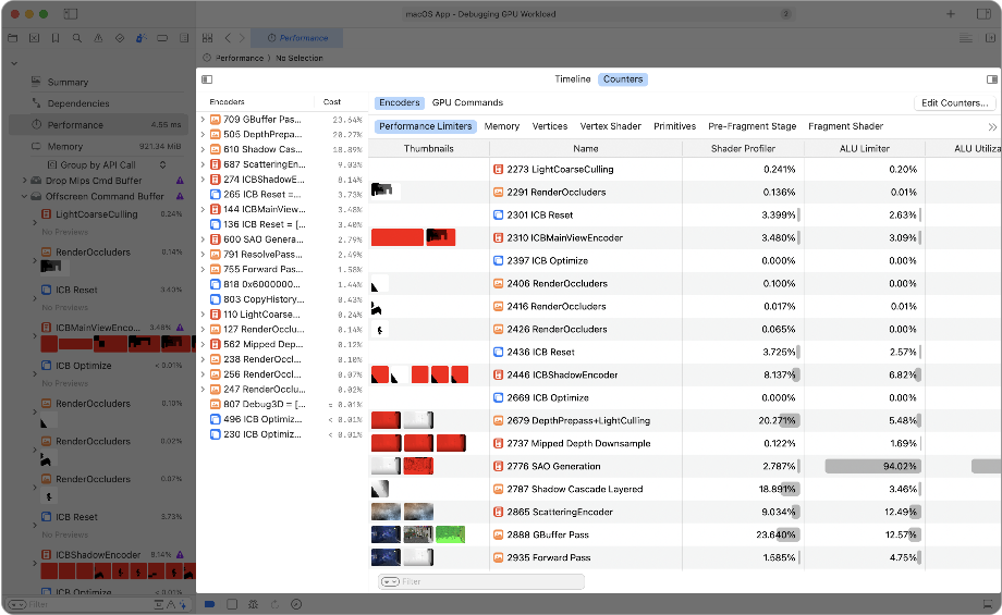 Optimizing GPU performance | Apple Developer Documentation