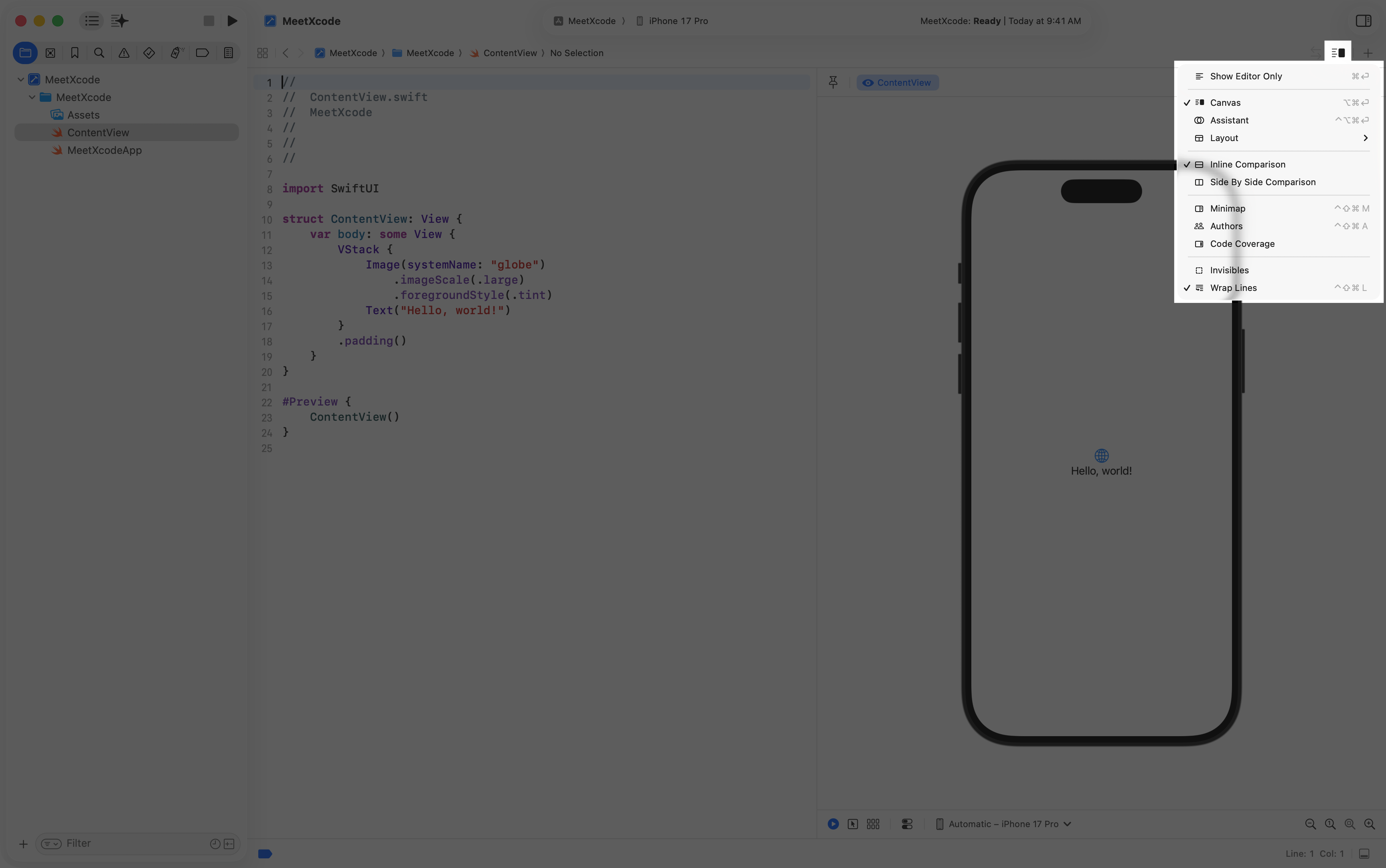 Meet Xcode | Apple Developer Documentation