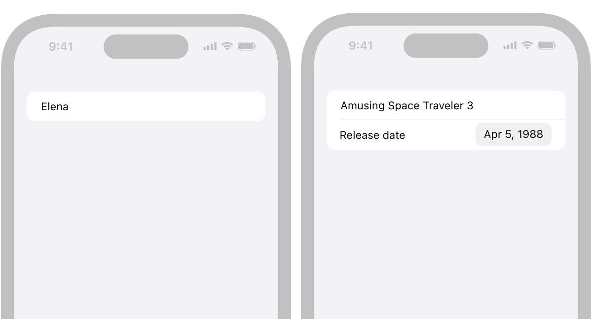 Create, update, and delete data | Apple Developer Documentation