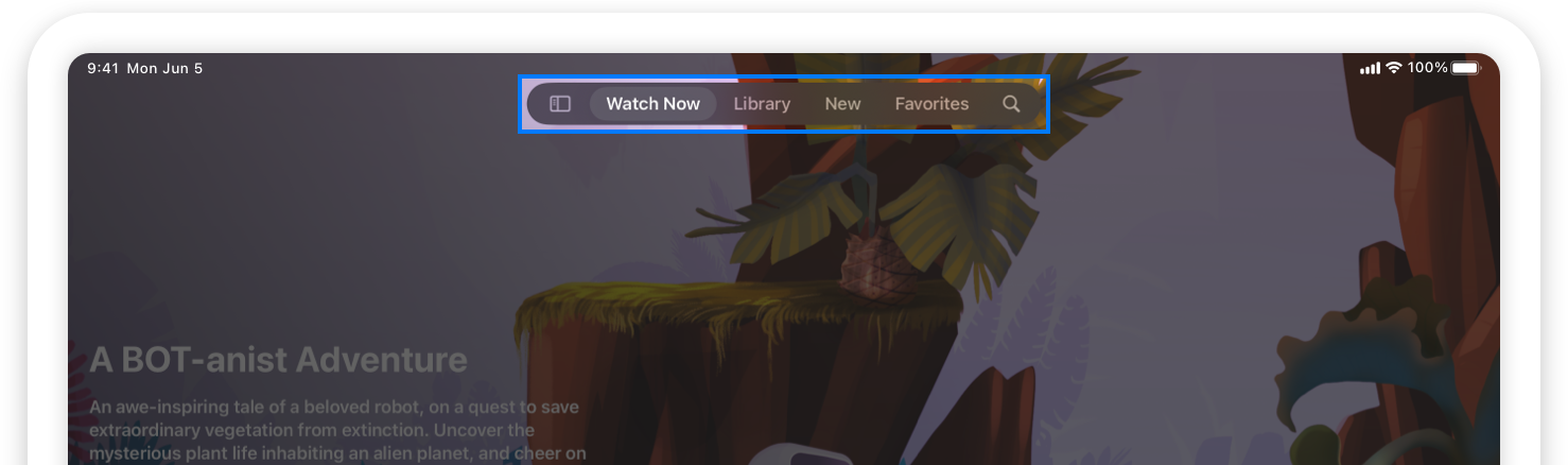 Enhancing Your Apps Content With Tab Navigation Apple Developer Documentation