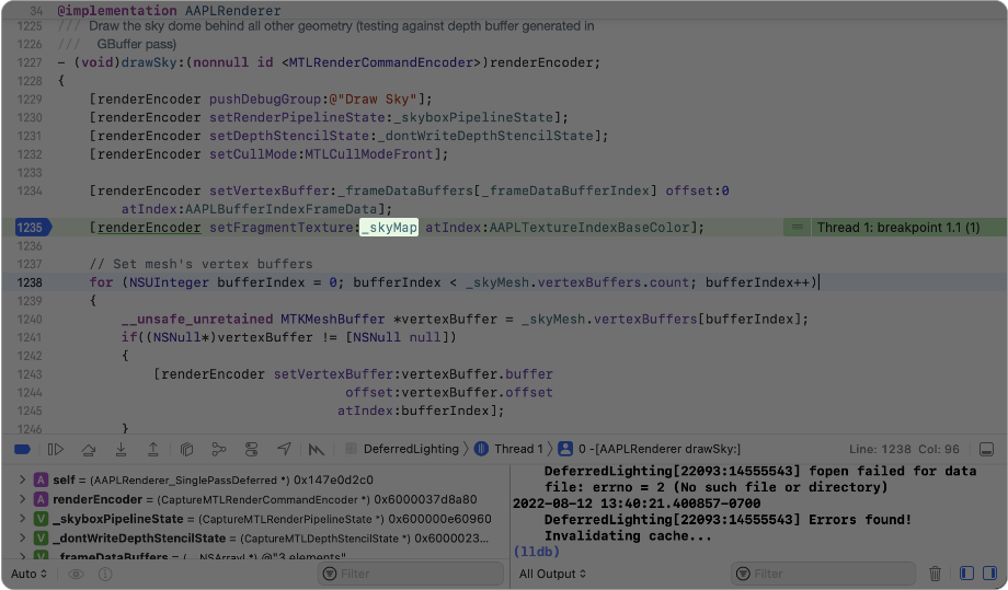 Inspecting Live Resources At Runtime Apple Developer Documentation