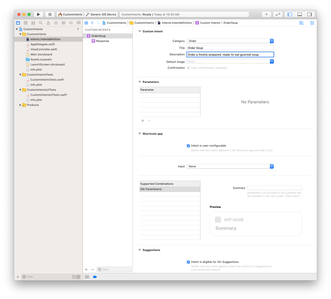 Adding User Interactivity with Siri Shortcuts and the Shortcuts App | Apple Developer Documentation