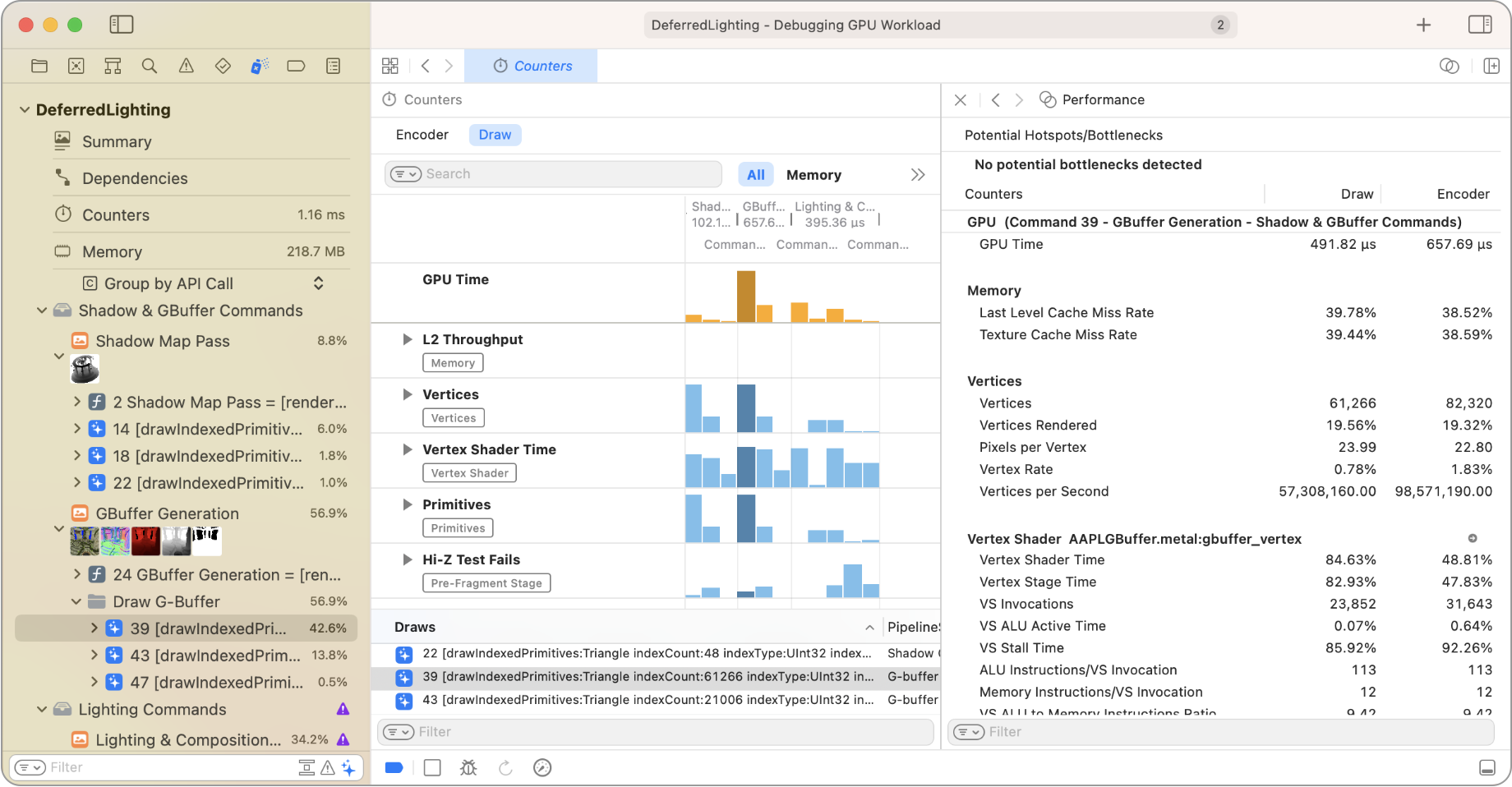 Analyzing non-Apple GPU performance using counter statistics | Apple Developer Documentation
