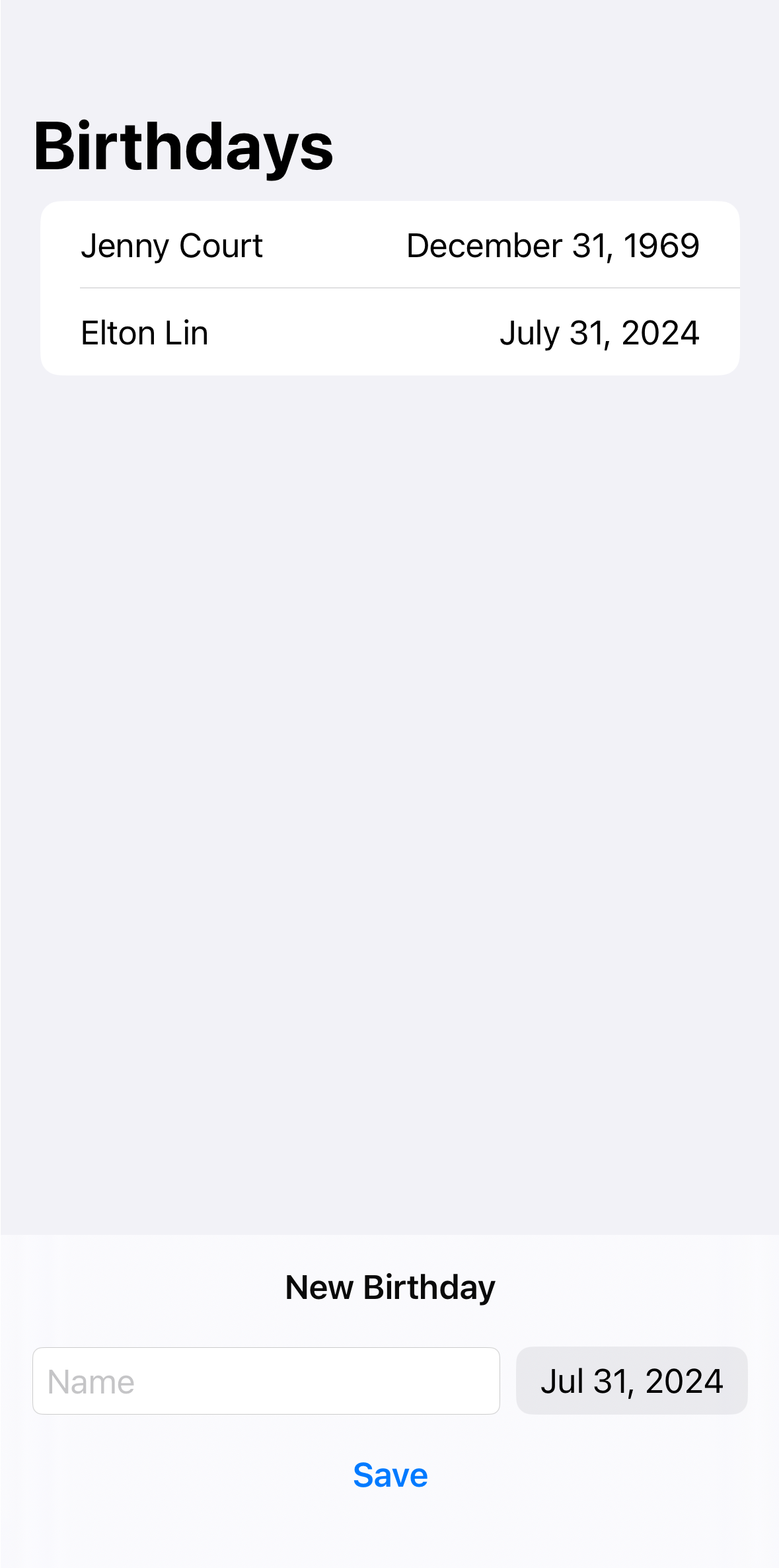 Save data | Apple Developer Documentation