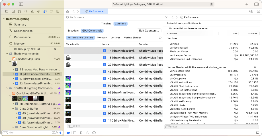 Analyzing Apple GPU performance using counter statistics | Apple Developer Documentation