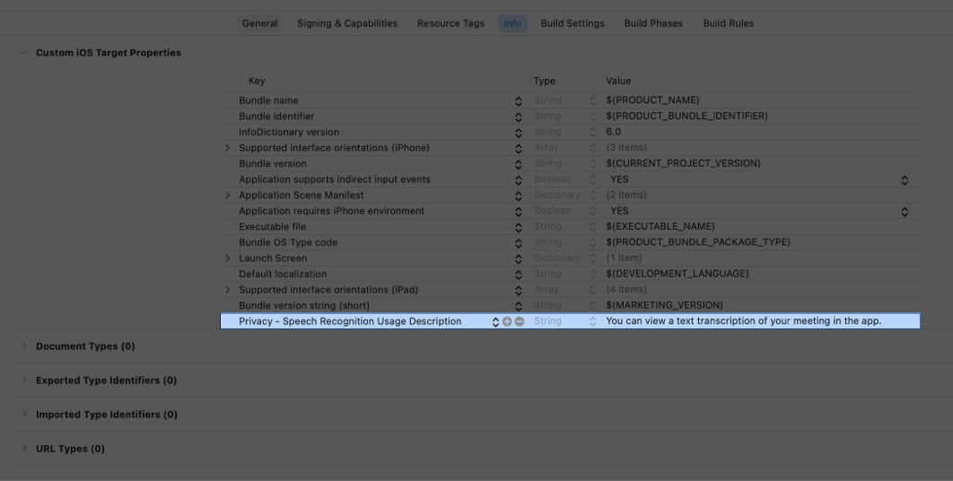 Transcribing speech to text | Apple Developer Documentation
