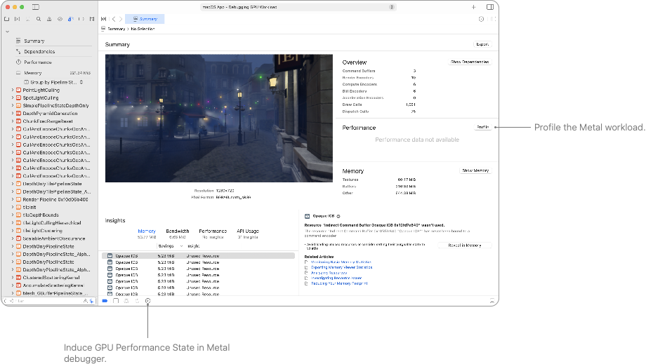 Optimizing GPU performance | Apple Developer Documentation