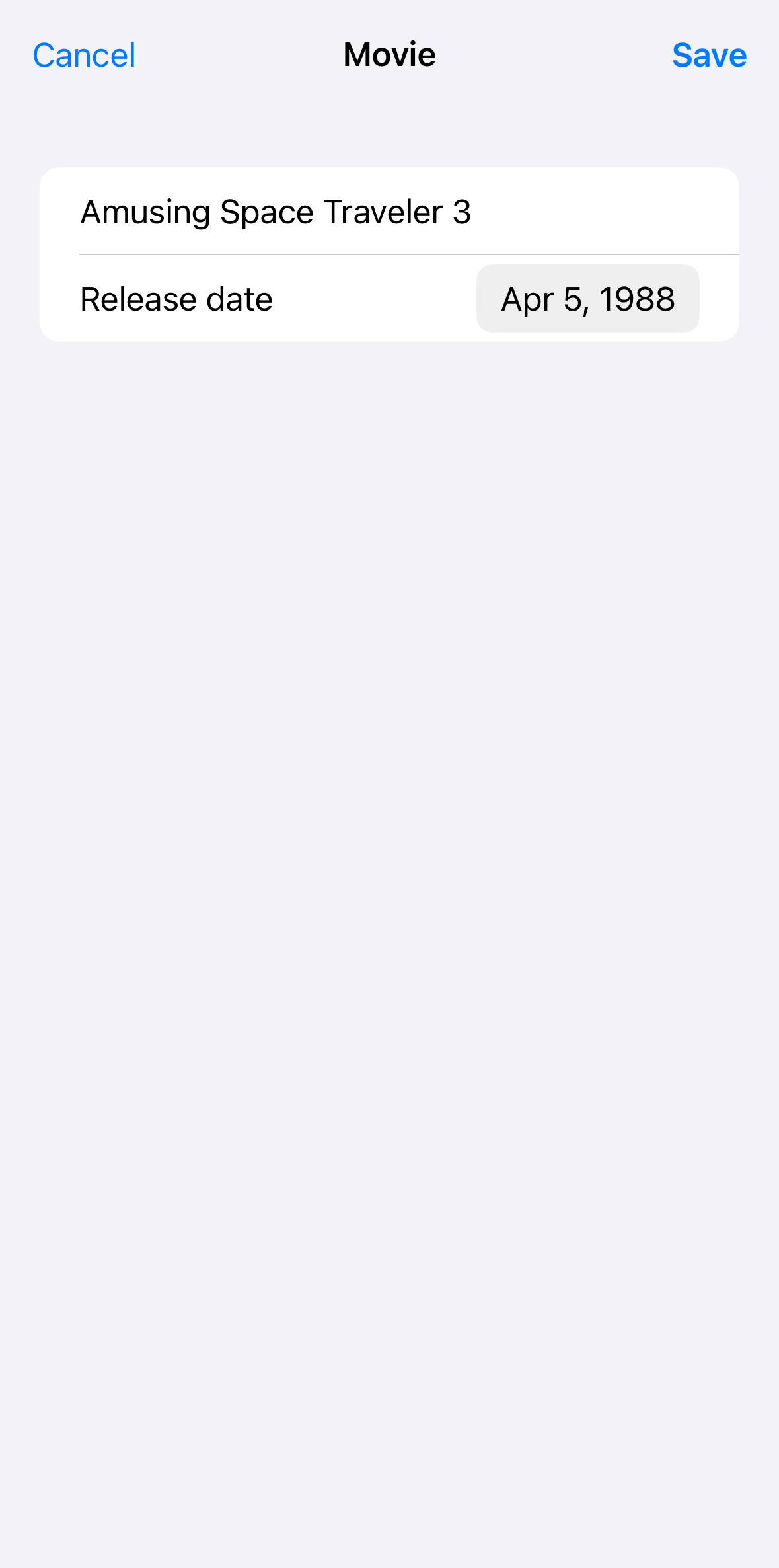 Create, update, and delete data | Apple Developer Documentation