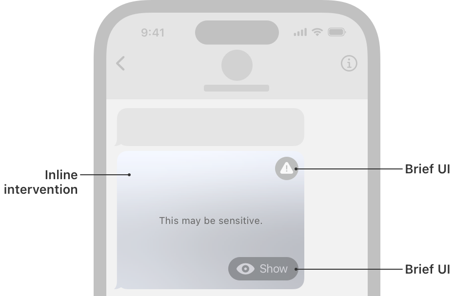 Detecting nudity in media and providing intervention options | Apple Developer Documentation
