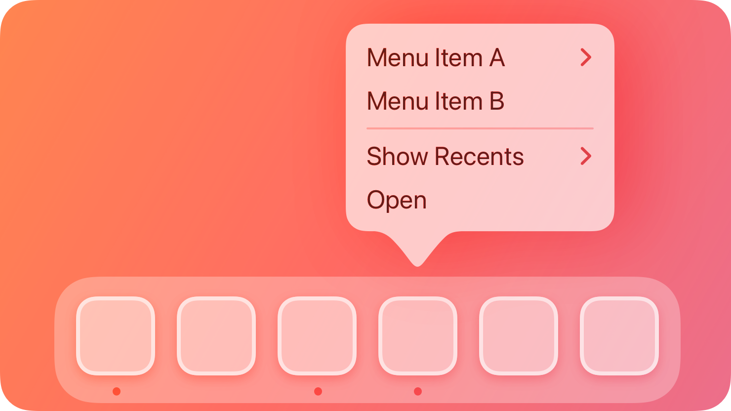 Dock menus | Apple Developer Documentation