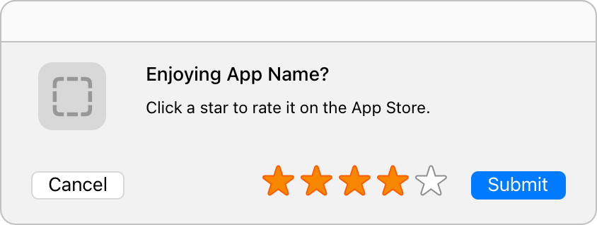 Ratings and reviews | Apple Developer Documentation