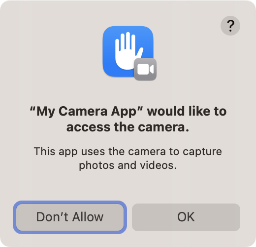 Requesting authorization to capture and save media | Apple Developer ...