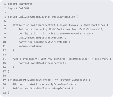 Persisting data | Apple Developer Documentation