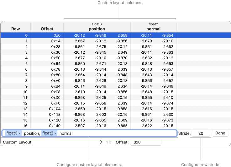 Inspecting buffers | Apple Developer Documentation