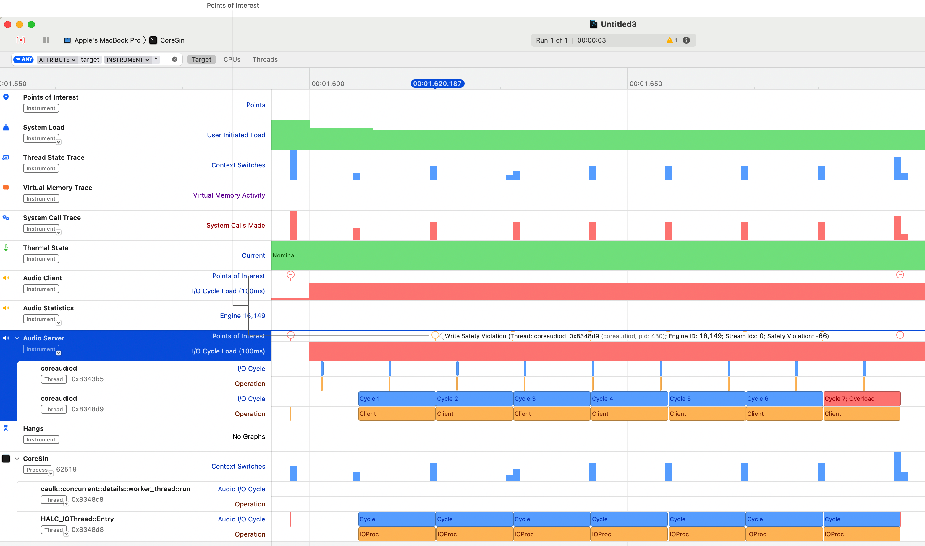Analyzing audio performance with Instruments | Apple Developer Documentation