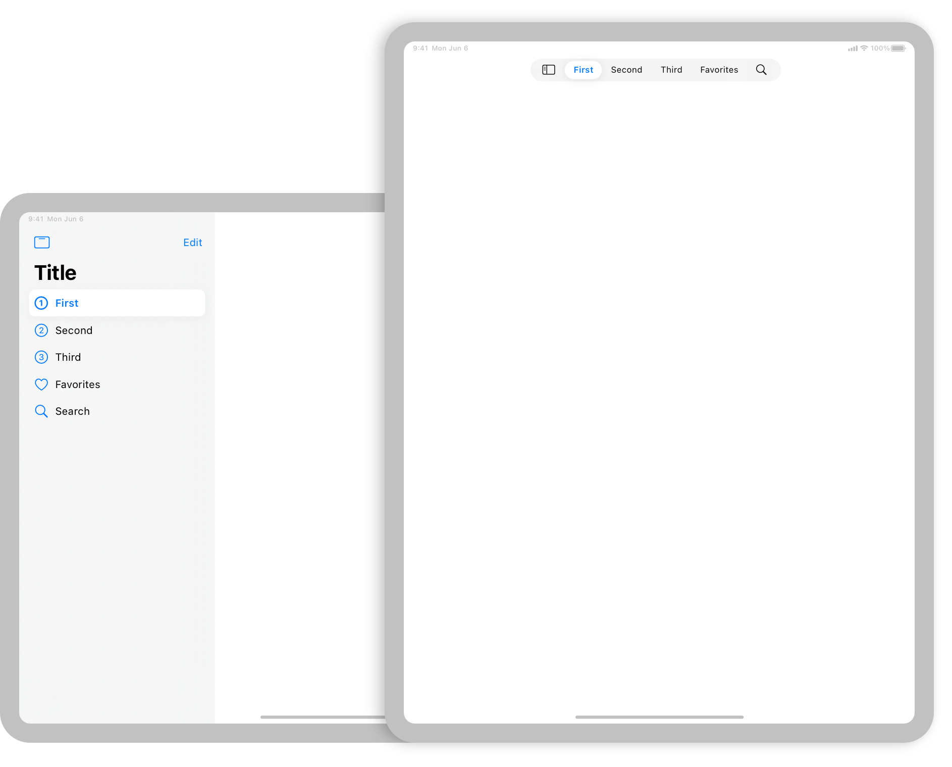 Elevating your iPad app with a tab bar and sidebar | Apple Developer Documentation