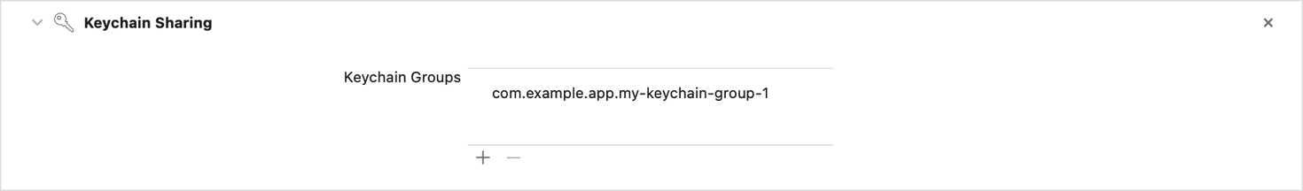 Configuring keychain sharing | Apple Developer Documentation