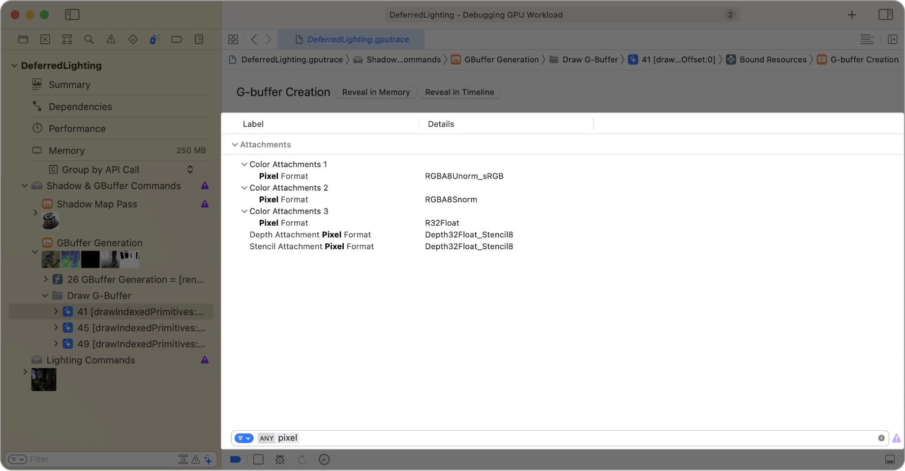 Inspecting Pipeline States Apple Developer Documentation