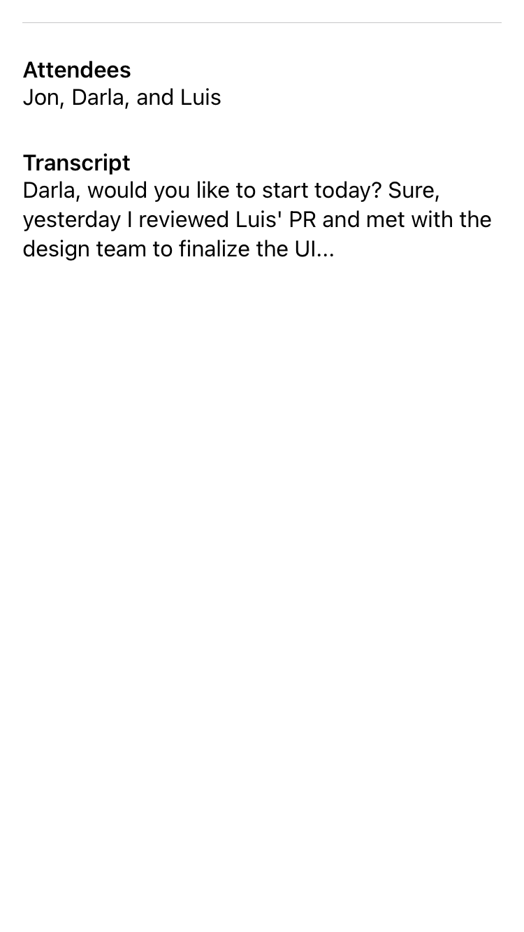 Transcribing speech to text | Apple Developer Documentation