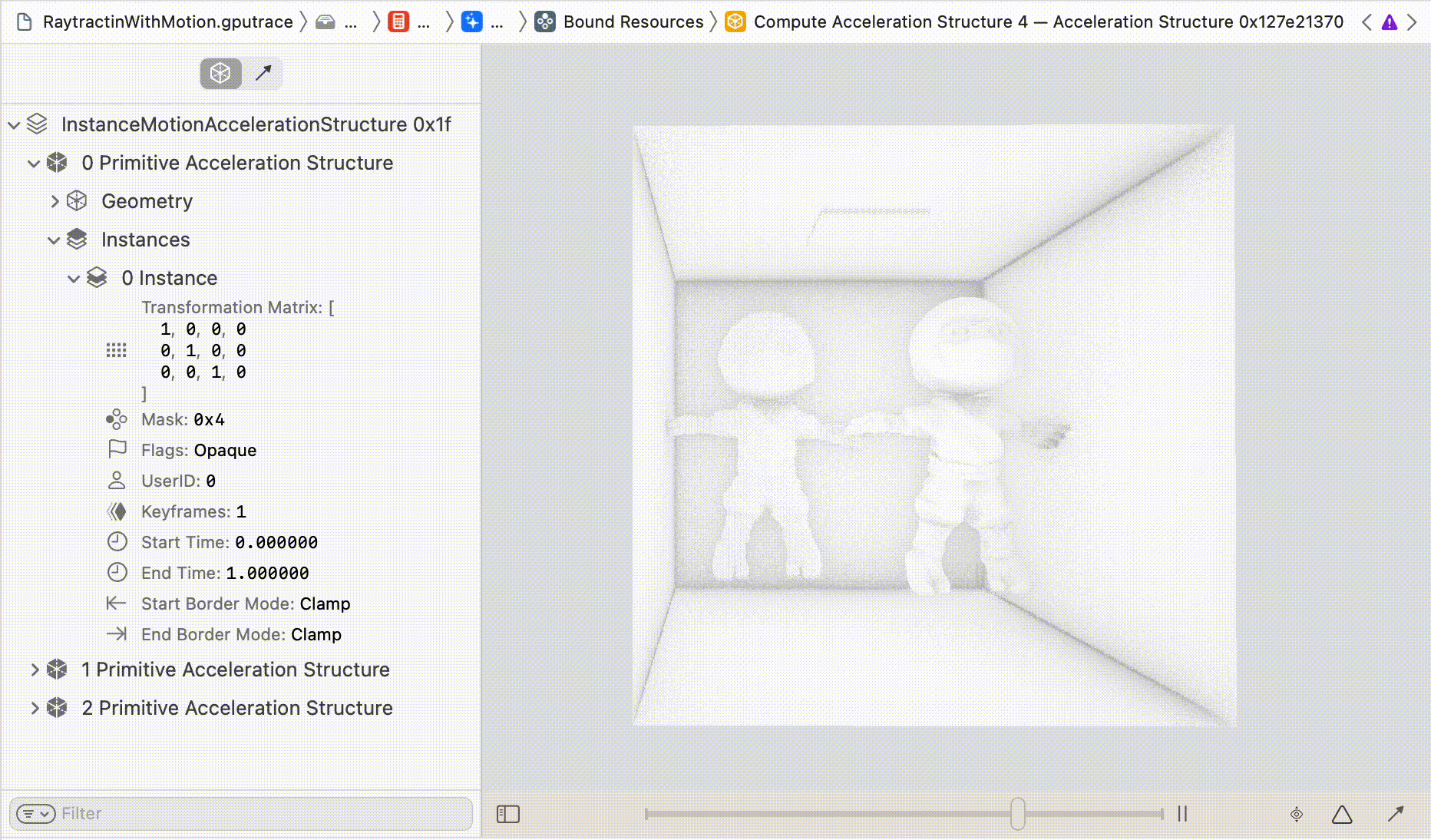 Inspecting acceleration structures | Apple Developer Documentation