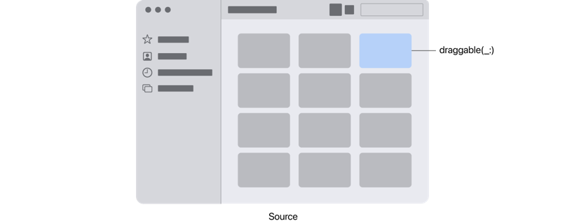 Supporting drag and drop | Apple Developer Documentation