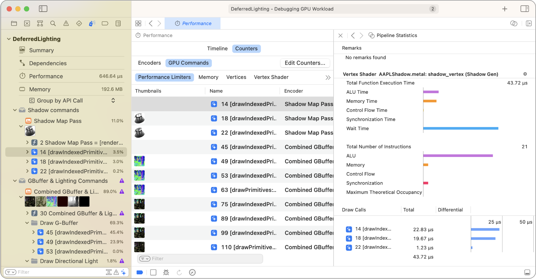 Analyzing Apple GPU performance using counter statistics | Apple Developer Documentation