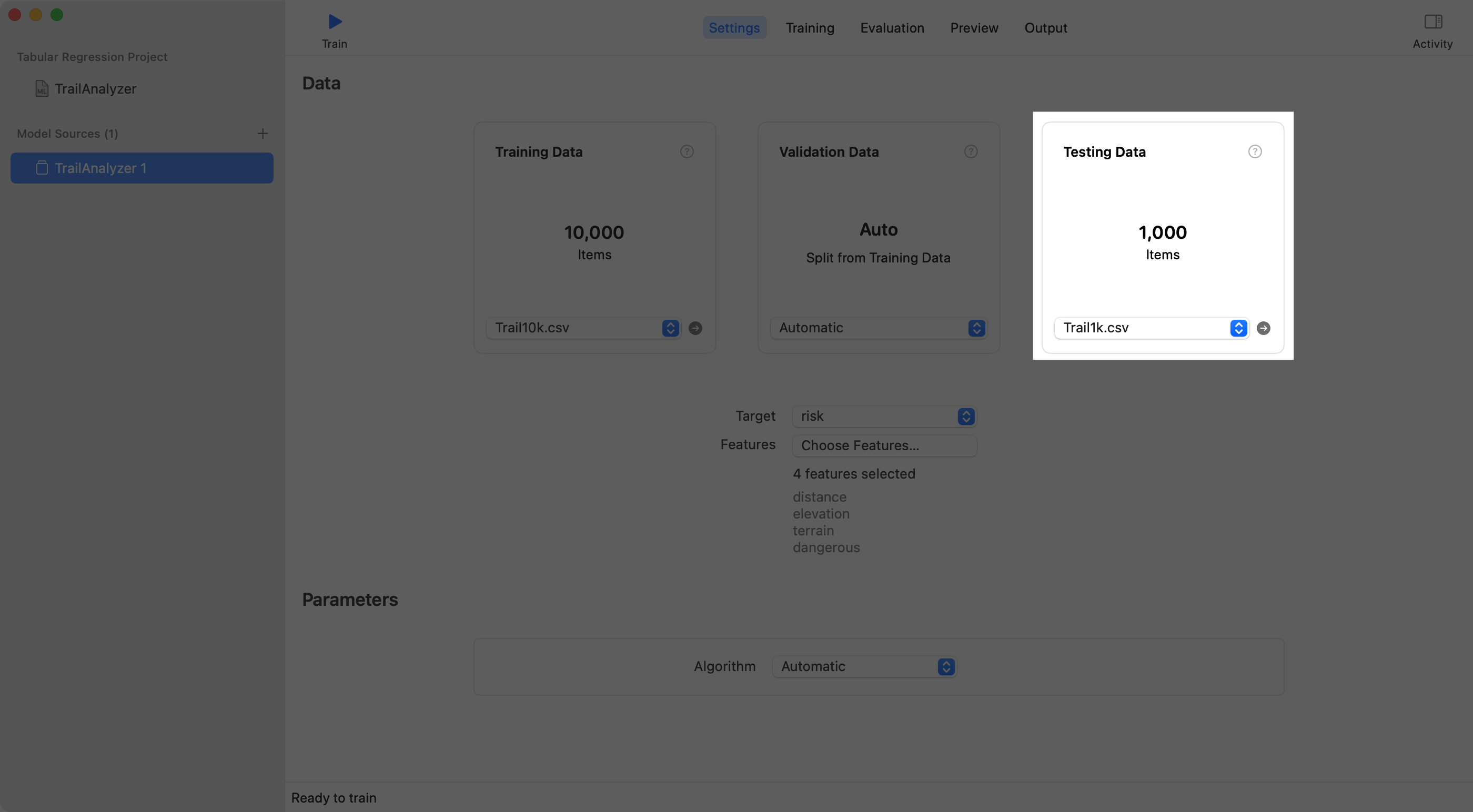 Train a Core ML model | Apple Developer Documentation