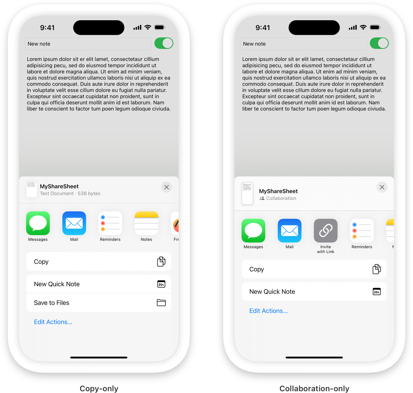 Collaborating and sharing copies of your data | Apple Developer Documentation