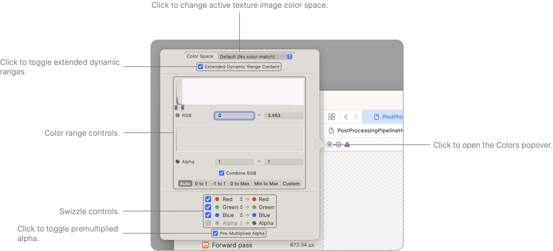 Inspecting textures | Apple Developer Documentation