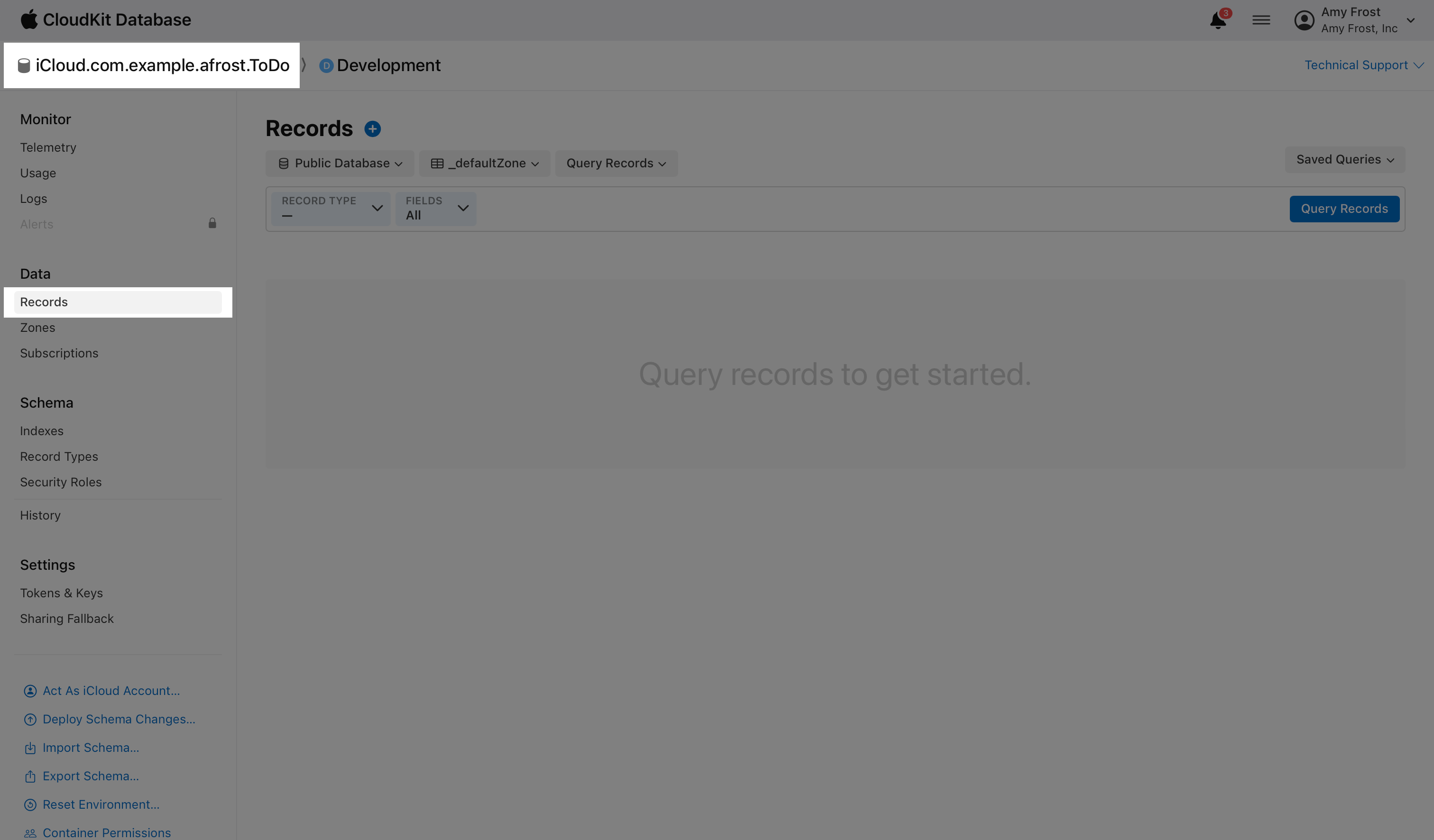 Managing Icloud Containers With Cloudkit Database App Apple Developer Documentation