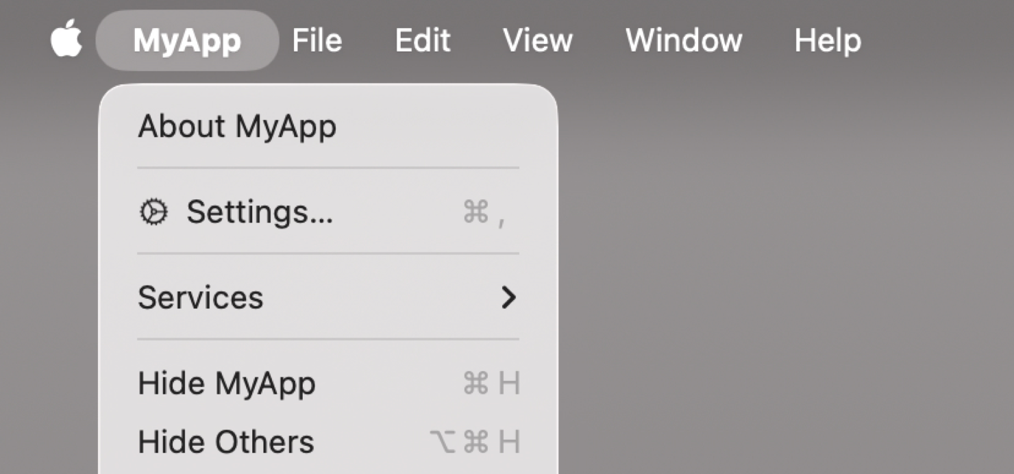 Building and customizing the menu bar with SwiftUI | Apple Developer Documentation
