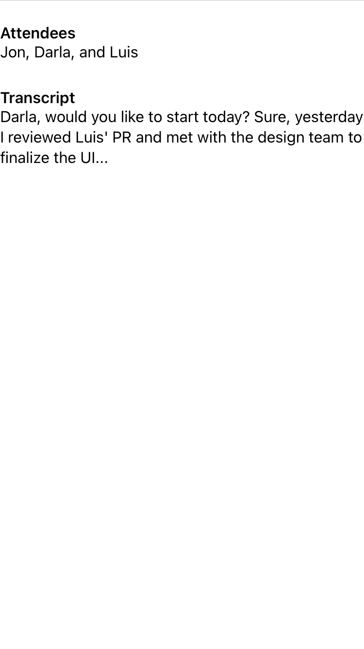 Transcribing speech to text | Apple Developer Documentation