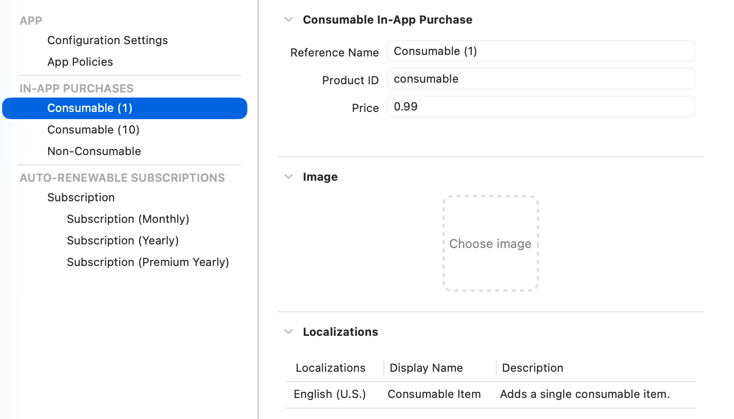Getting started with In-App Purchase using StoreKit views | Apple Developer Documentation