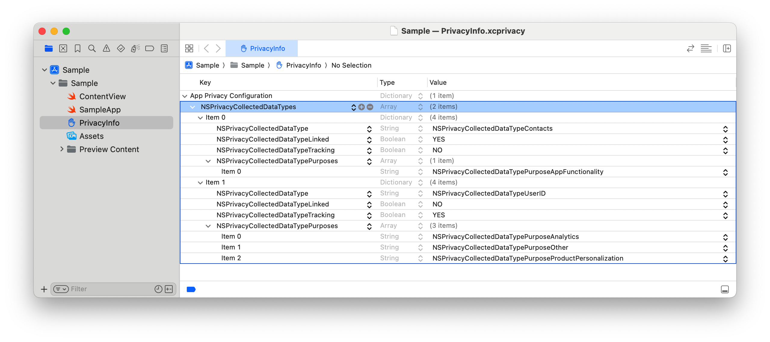 TN3184: Adding data collection details to your privacy manifest | Apple Developer Documentation