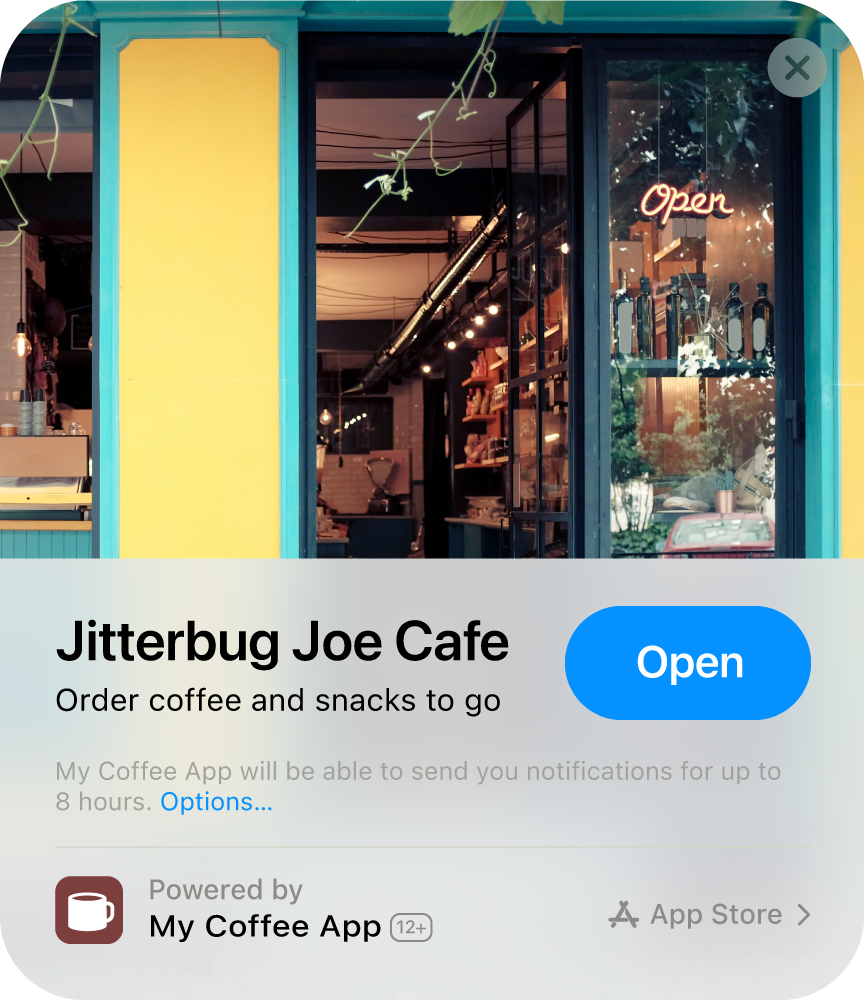 Enabling notifications in App Clips | Apple Developer Documentation