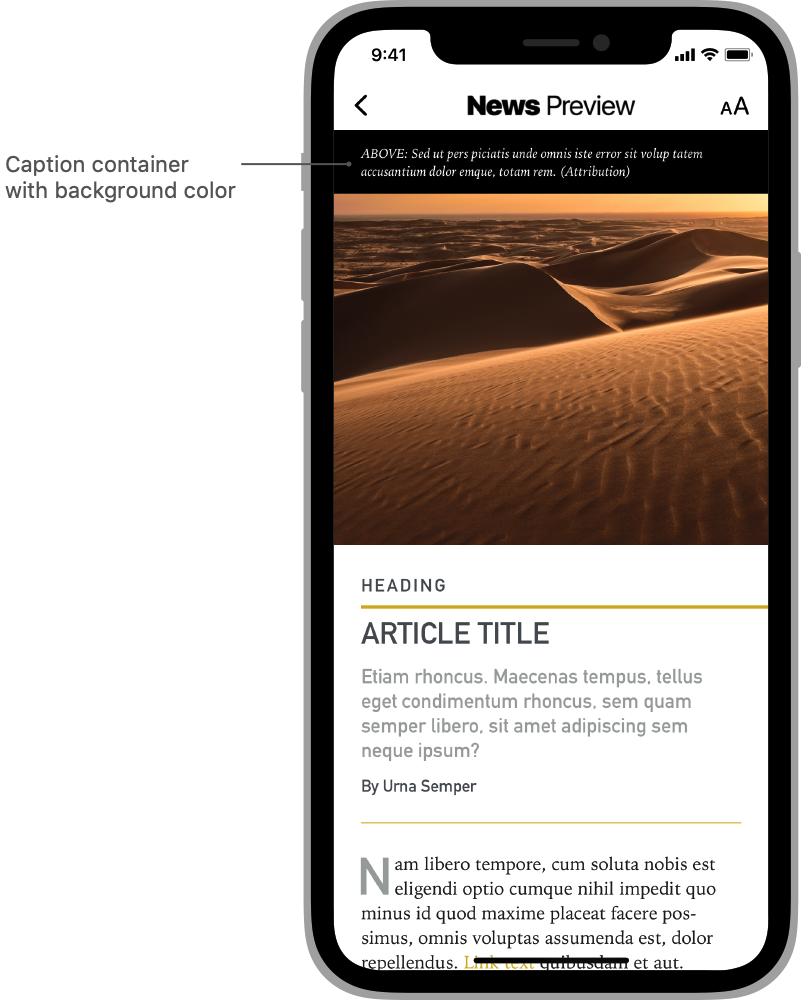 Creating a Layered Header | Apple Developer Documentation