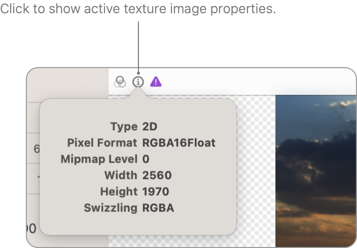 Inspecting textures | Apple Developer Documentation