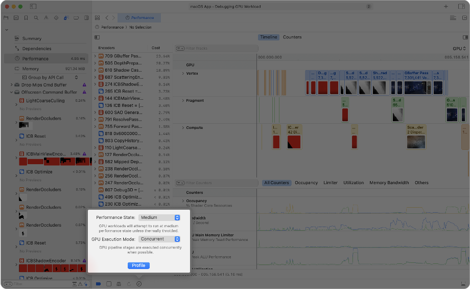 Optimizing GPU performance | Apple Developer Documentation
