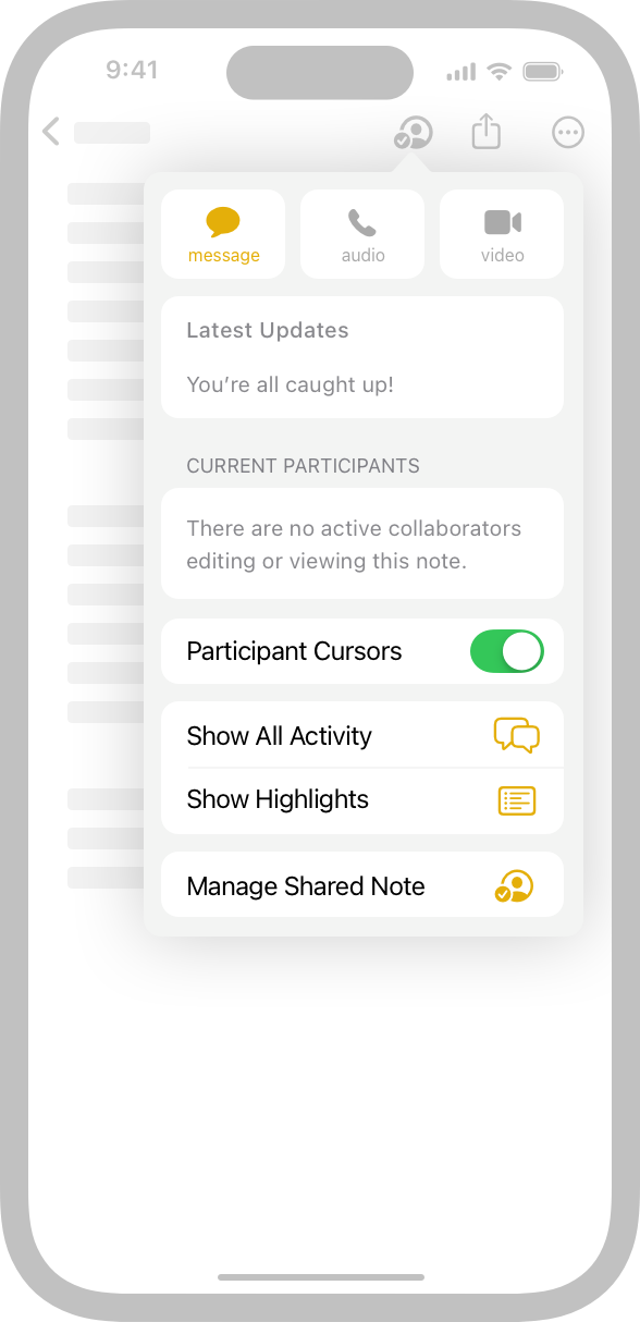 Collaboration and sharing | Apple Developer Documentation
