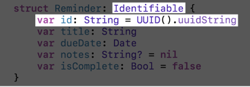 Making reminders identifiable | Apple Developer Documentation