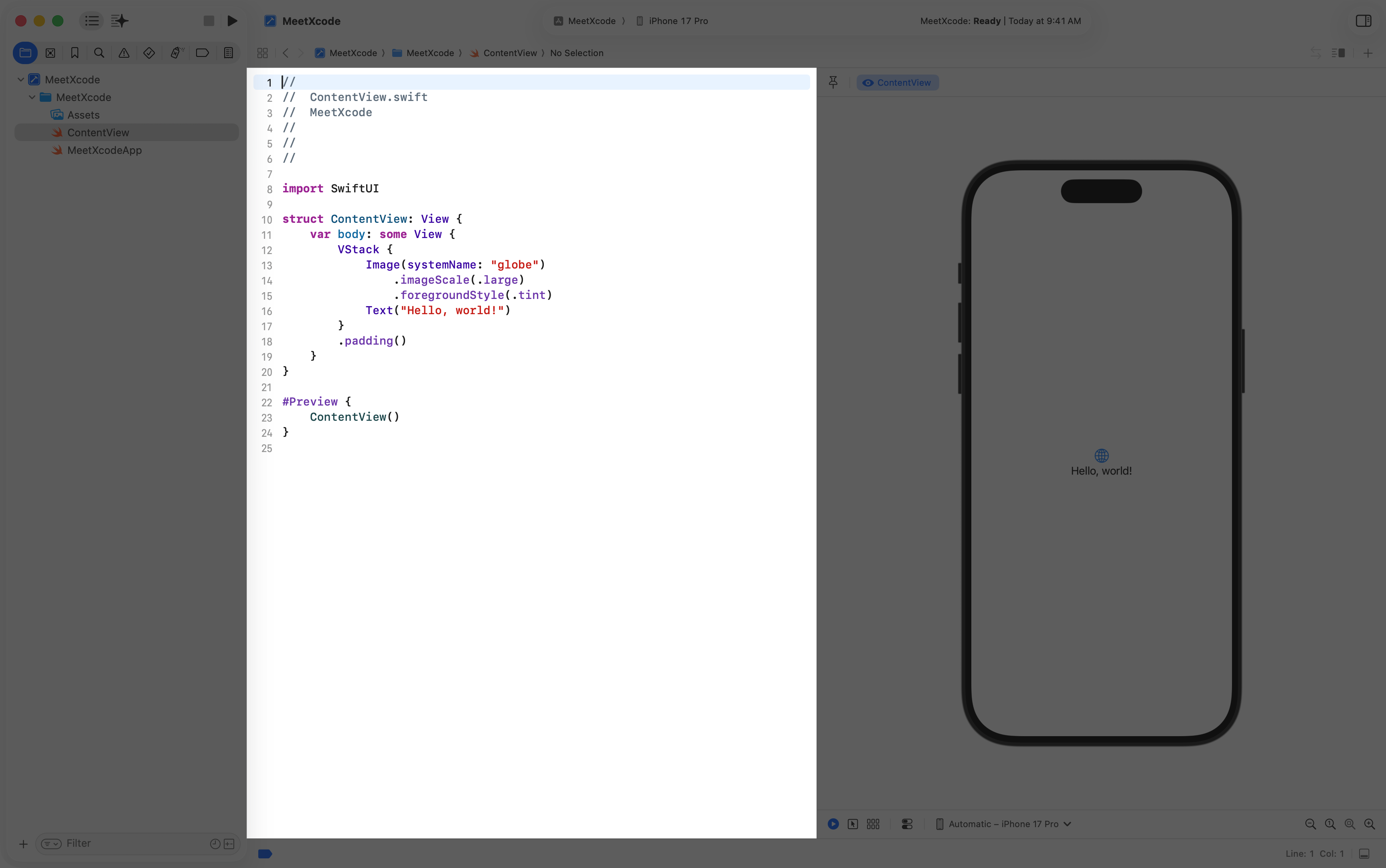 Meet Xcode | Apple Developer Documentation