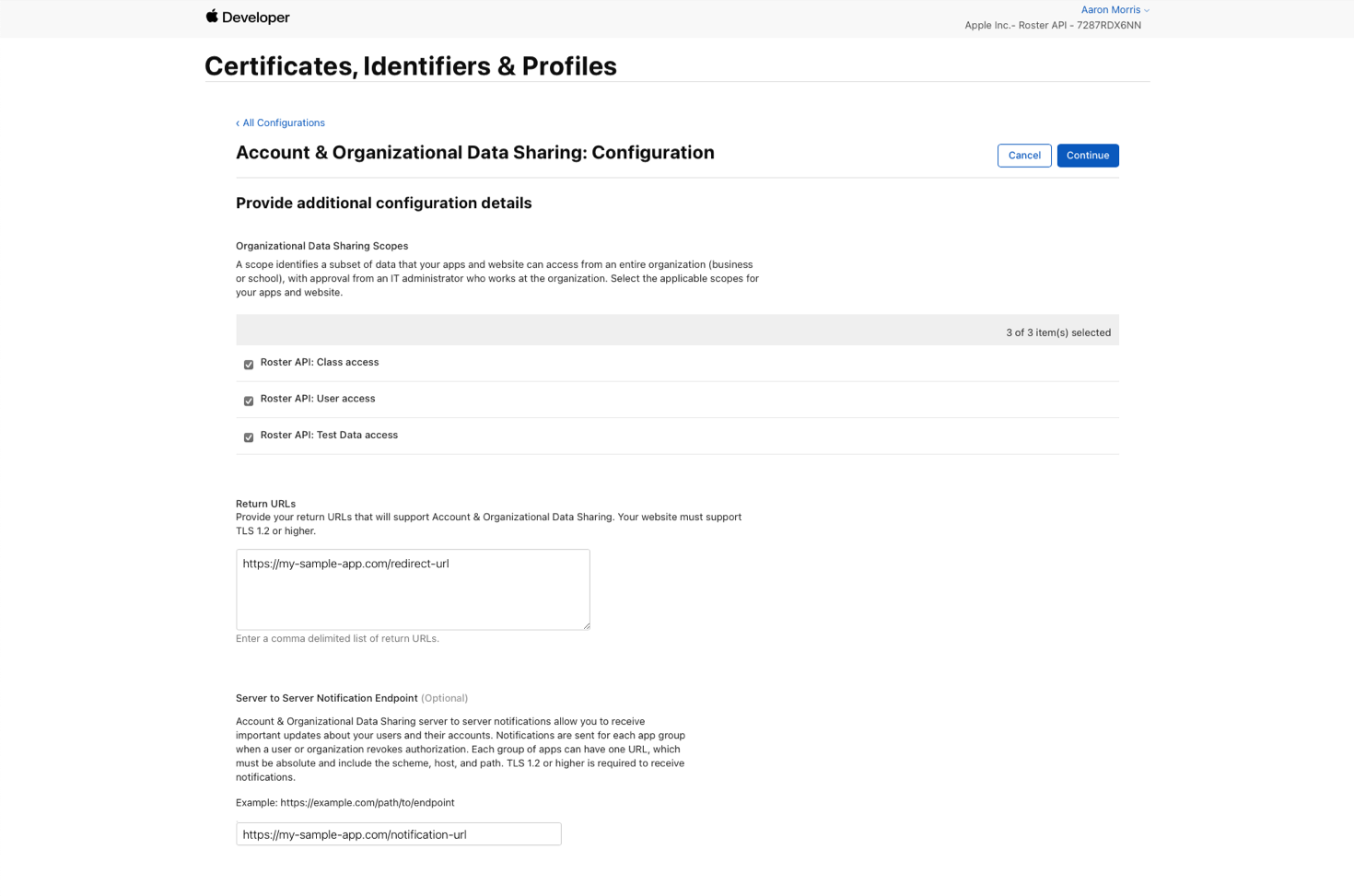 Obtaining information about people and classes | Apple Developer Documentation