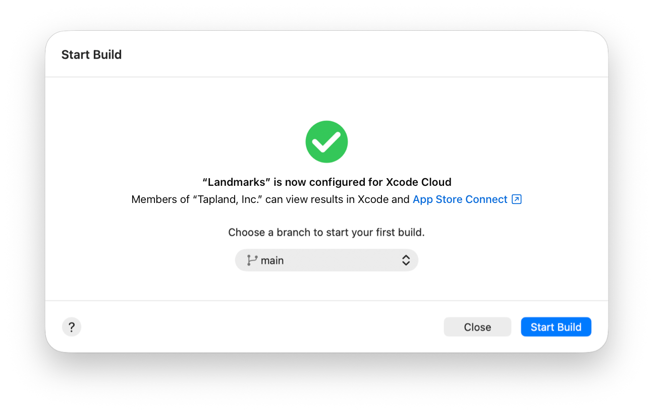 Getting started with Xcode Cloud | Apple Developer Documentation