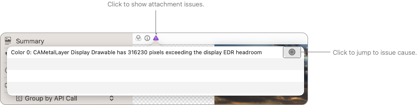 Inspecting the attachments of a draw command | Apple Developer Documentation