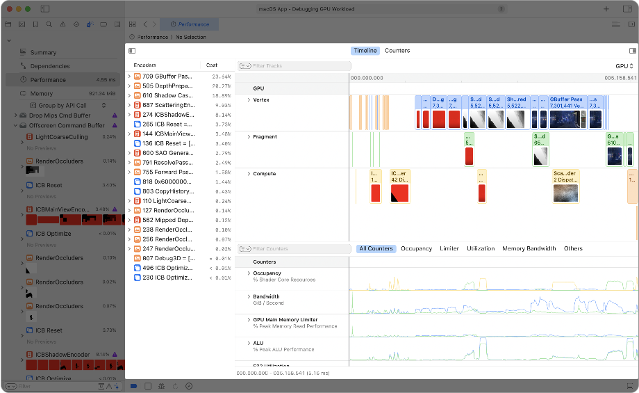 Optimizing GPU performance | Apple Developer Documentation