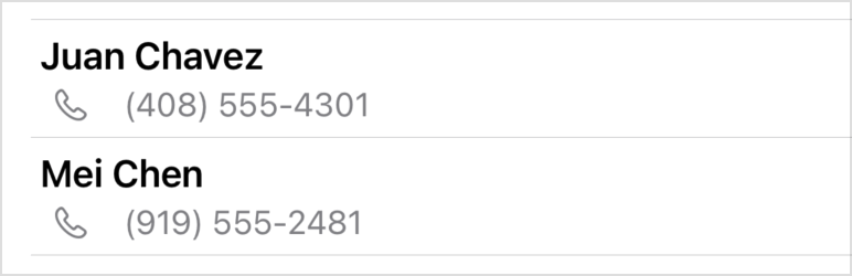 Displaying data in lists | Apple Developer Documentation